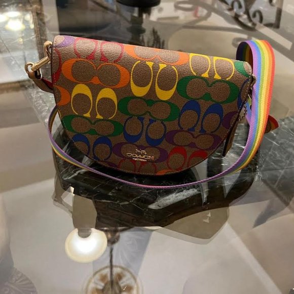 Coach | Bags | Rainbow Design Coach Shoulder Bag | Poshmark